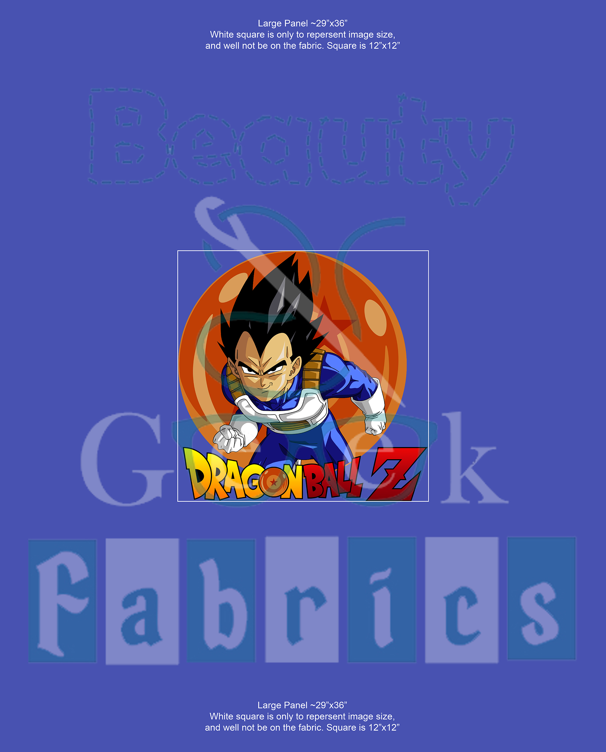 DBZ - Panels - PP Preorder - Beauty & Geek Fabrics