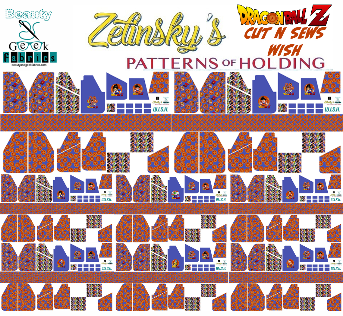 DBZ - Cut and Sew - W.I.S.H. - PP Preorder - Beauty & Geek Fabrics